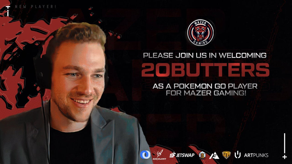 Mazer Gaming signs 2OButters to the Pokémon Go Team!